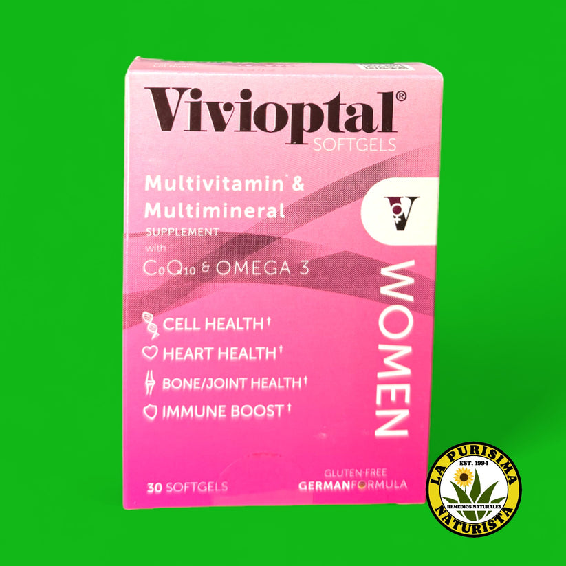 VIVIOPTAL WOMEN MULTI 30 CAPSULES – LA PURISIMA NATURISTA