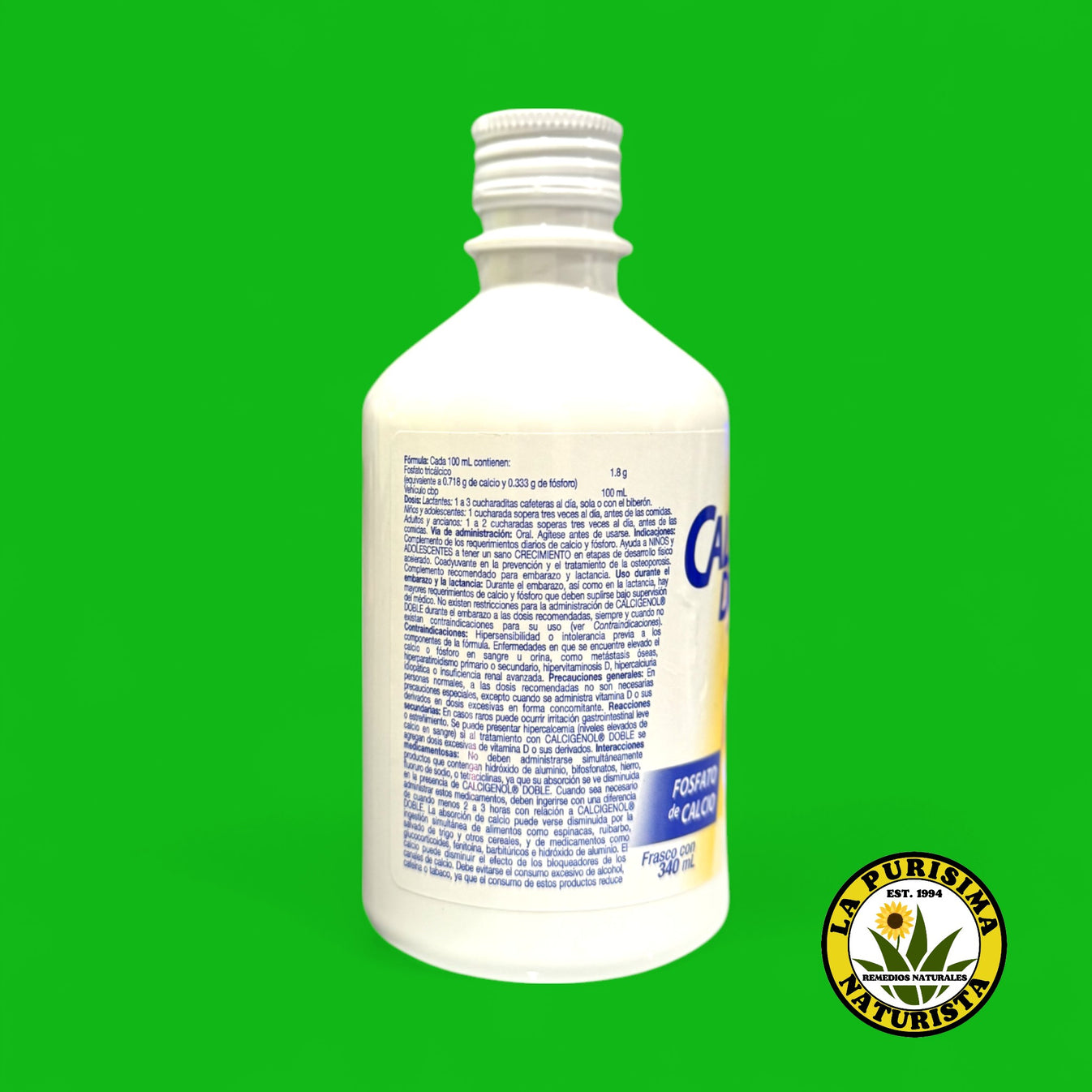 CALCIGENOL DOBLE SUSPENCION 340 ML – LA PURISIMA NATURISTA